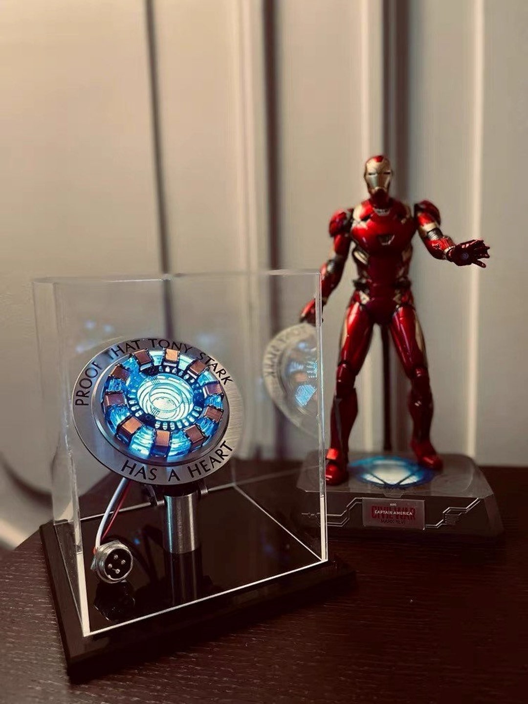 Iron Man Arc Reactor Model Lamp Customized MCU the Avengers Tony Stark ...