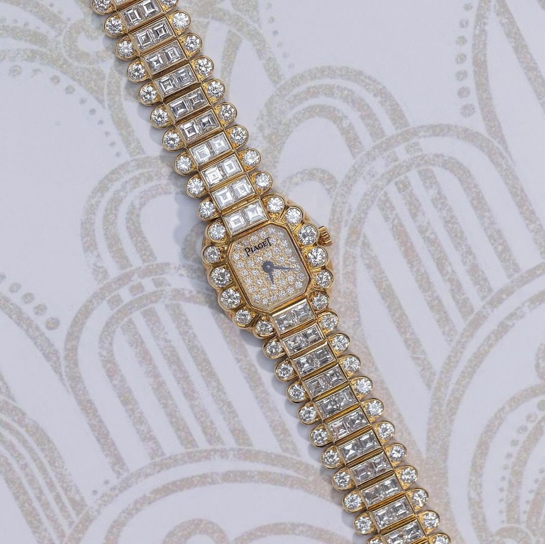 1980 Pave Diamond 18k Solid Gold Watches Best Luxury Watches - Etsy