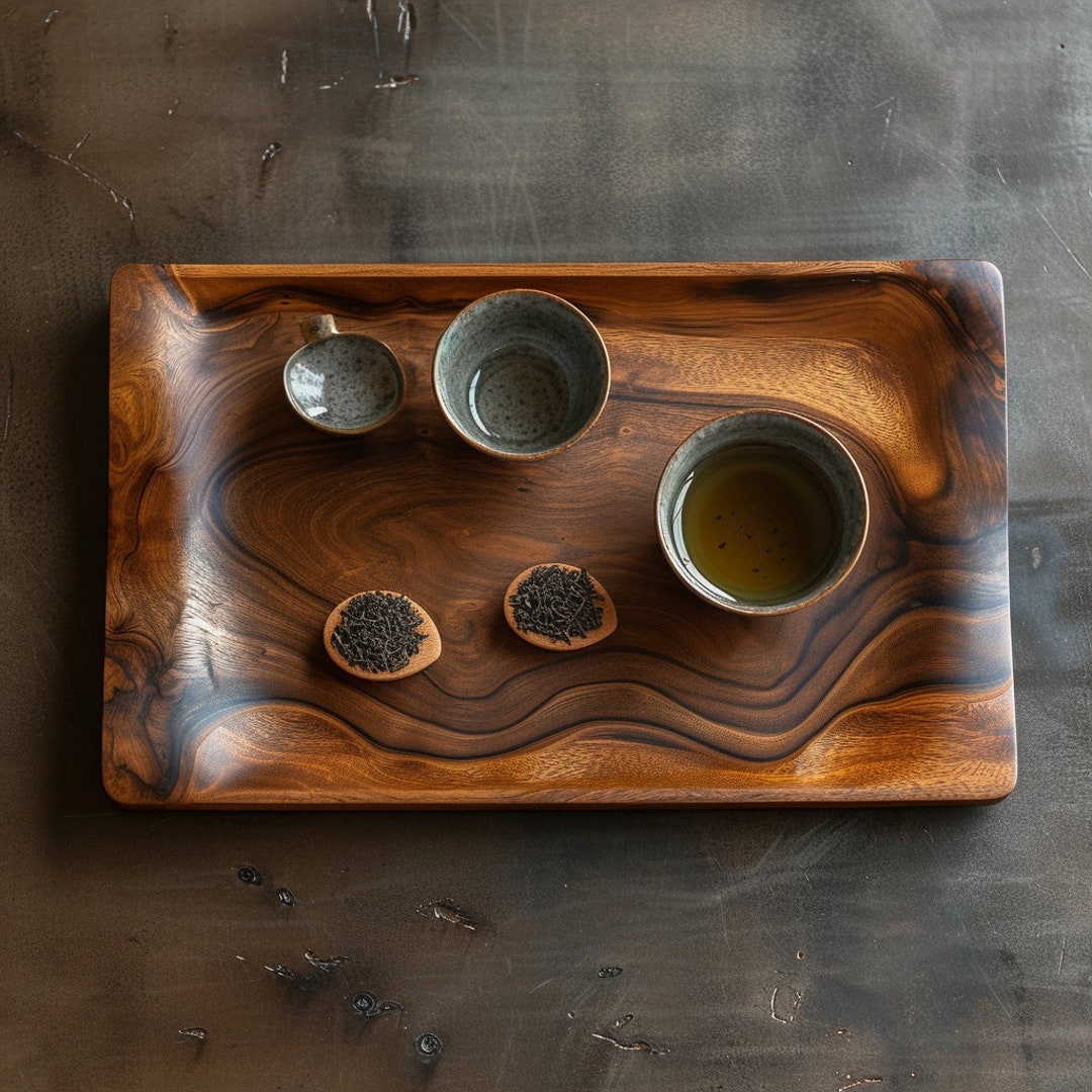 Stone Inspired Handcrafted Tea Trays for Tranquil Teatime - Etsy