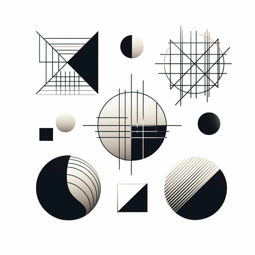 Abstract Art of Geometry,geometric Harmony,geometric Fantasy: - Etsy UK