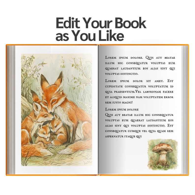 Custom E-book Illustrations Your Own Storybook Digital Art for Children ...