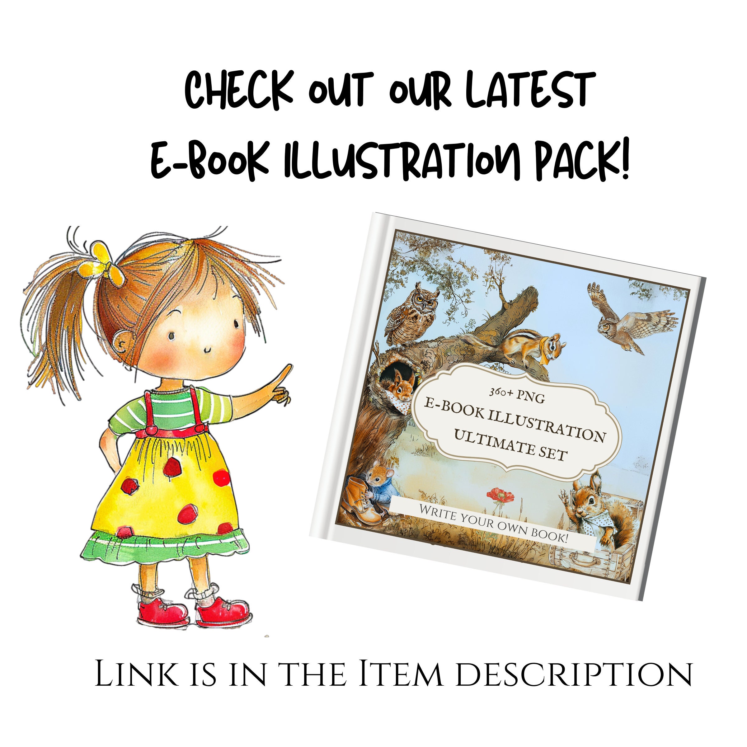 Children Ebook Illustrations for Personalized Books, Kids 2, Your Own ...