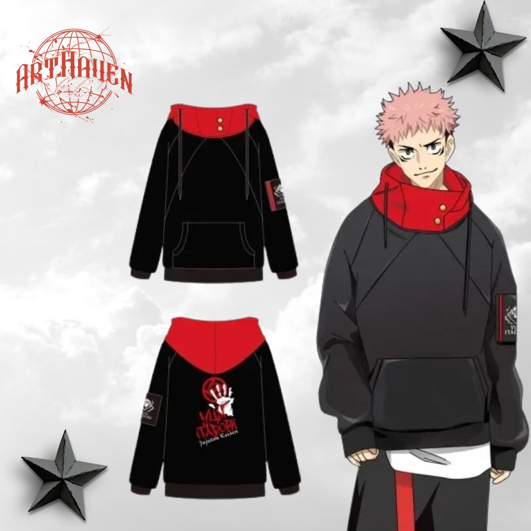 Anime Jujutsu Kaisen Inspired Itadori Yuji Cosplay Costume: Adult ...