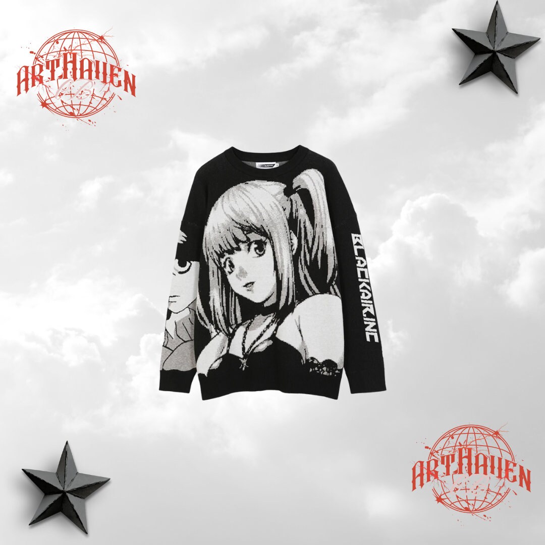 Death Note Inspired: FGKKS Men's Hip Hop Streetwear Sweater Vintage ...