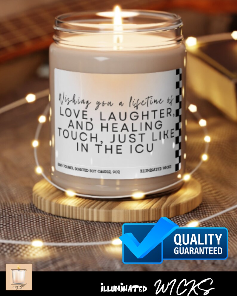 Candle for Critical Care Nurse, Candle for Best Friend, Funny Candle ...