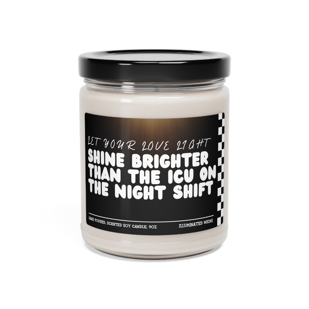 Candle Gift for Critical Care Nurse, New Nurse Gift, Candle for Best ...