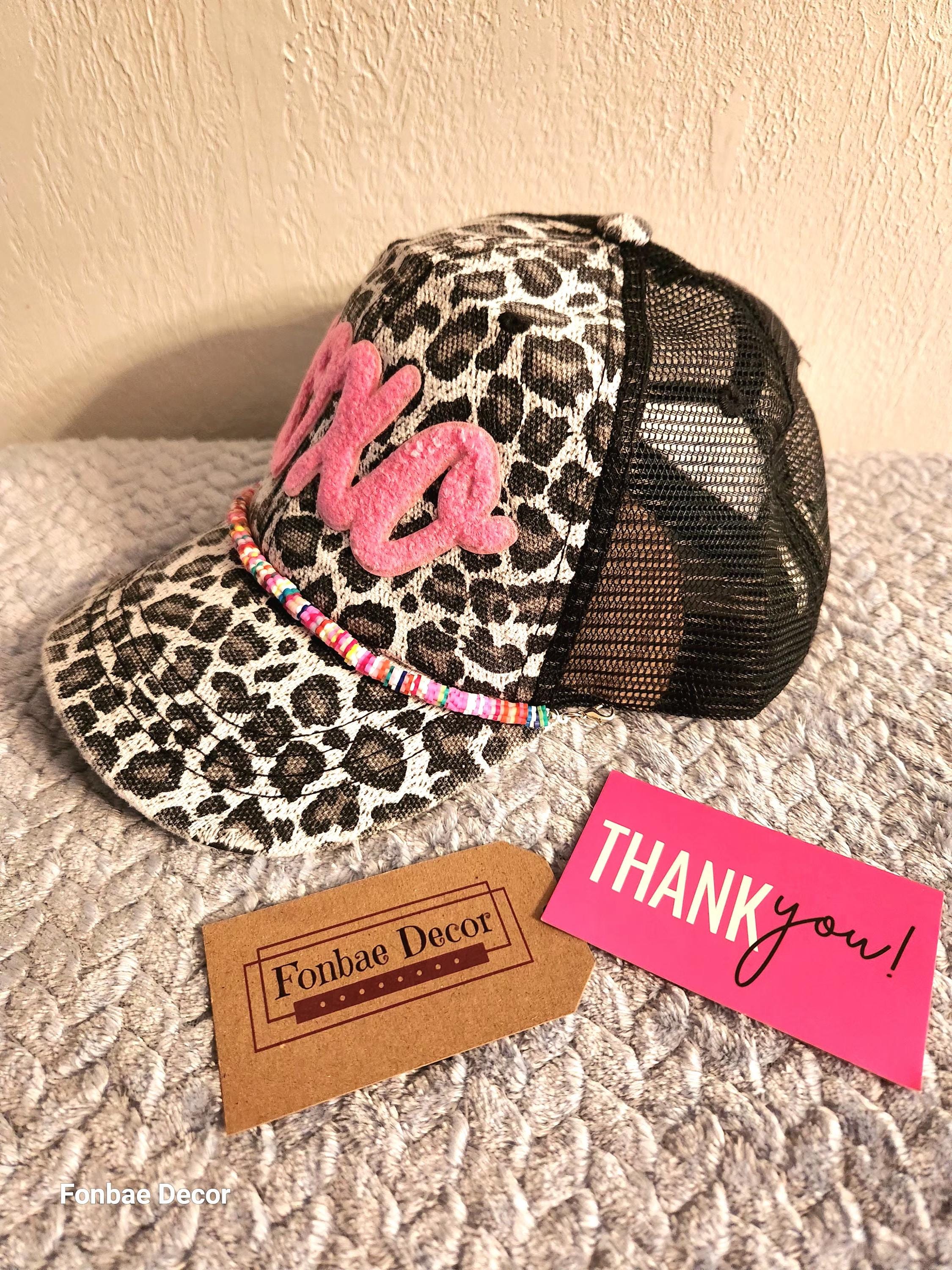 Leopard Print 'XOXO' Trucker Cap, Animal Print Trucker Cap, Valentines ...
