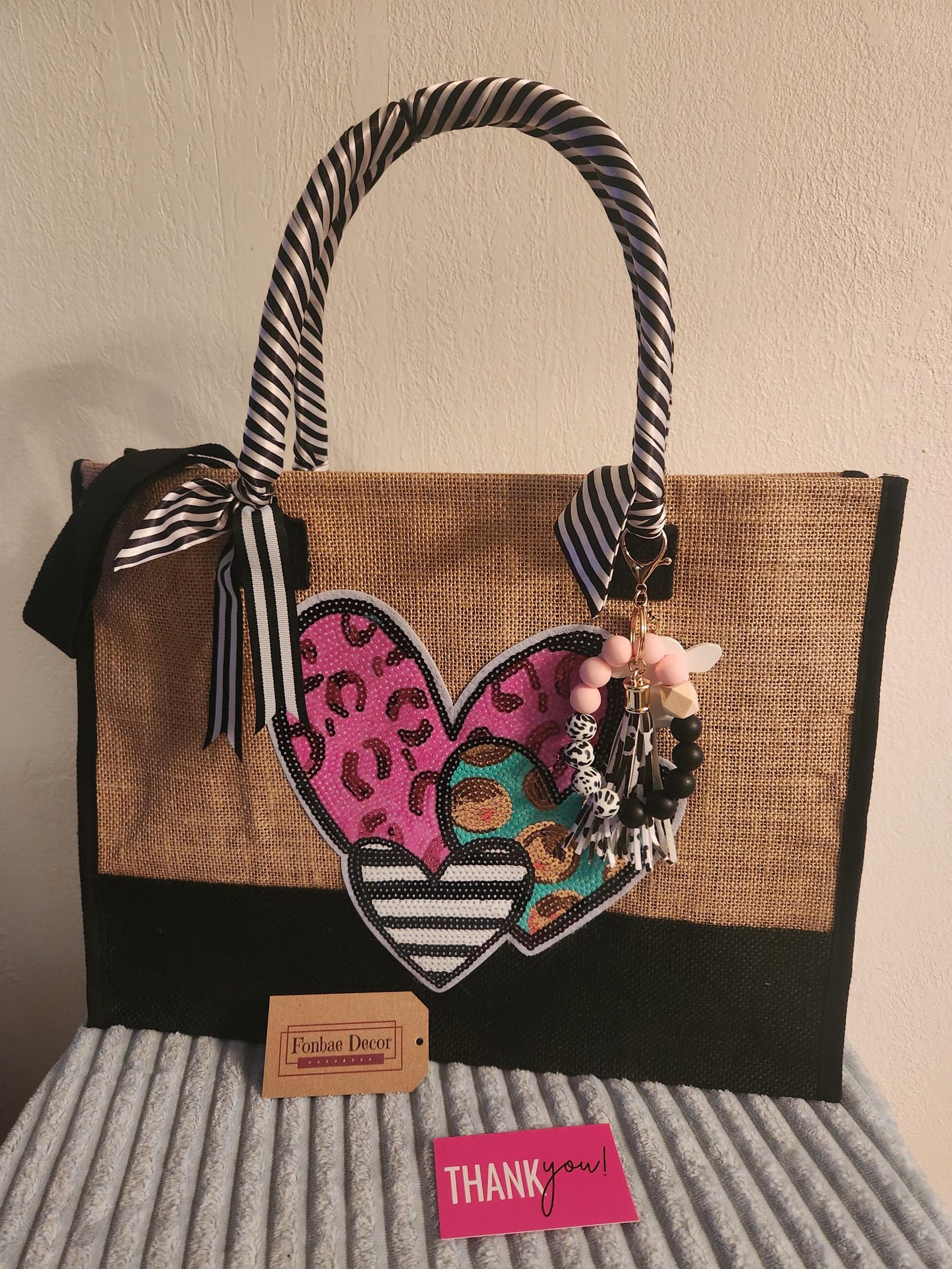 Heart Tote Bag, Love Tote Handbag, Valentine Purse Bag, Sequin Hearts ...