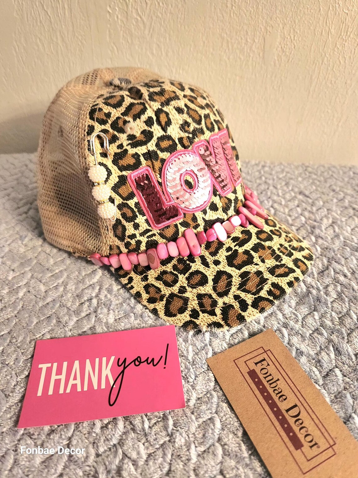Leopard Print Love Trucker Cap, Valentine Cap, LOVE Hat, Lovers Cap ...