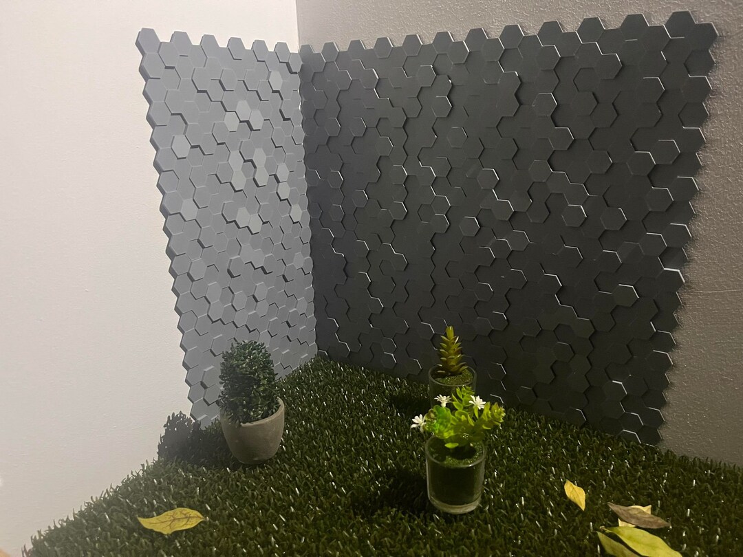 Tileable Hexagonal Panel for Walls - Etsy