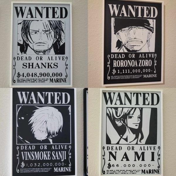 Brook One Piece Wanted Poster - Etsy