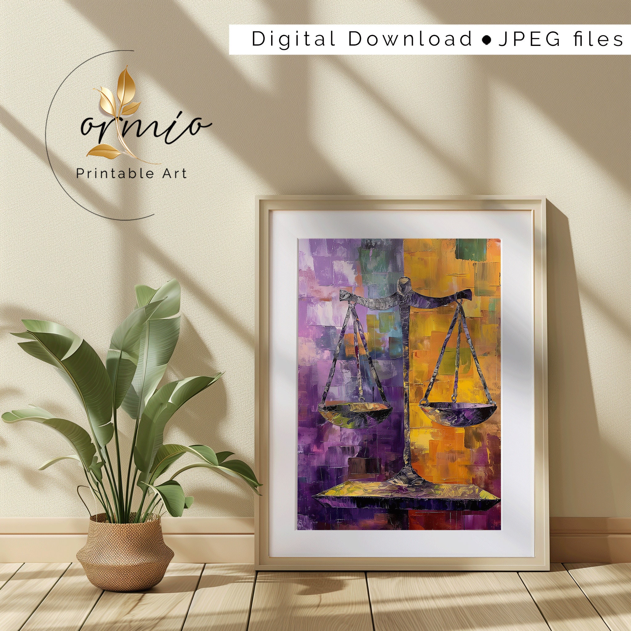 Scales of Justice Poster, Scales of Justice Print, Lawyer Art, Lawyer ...