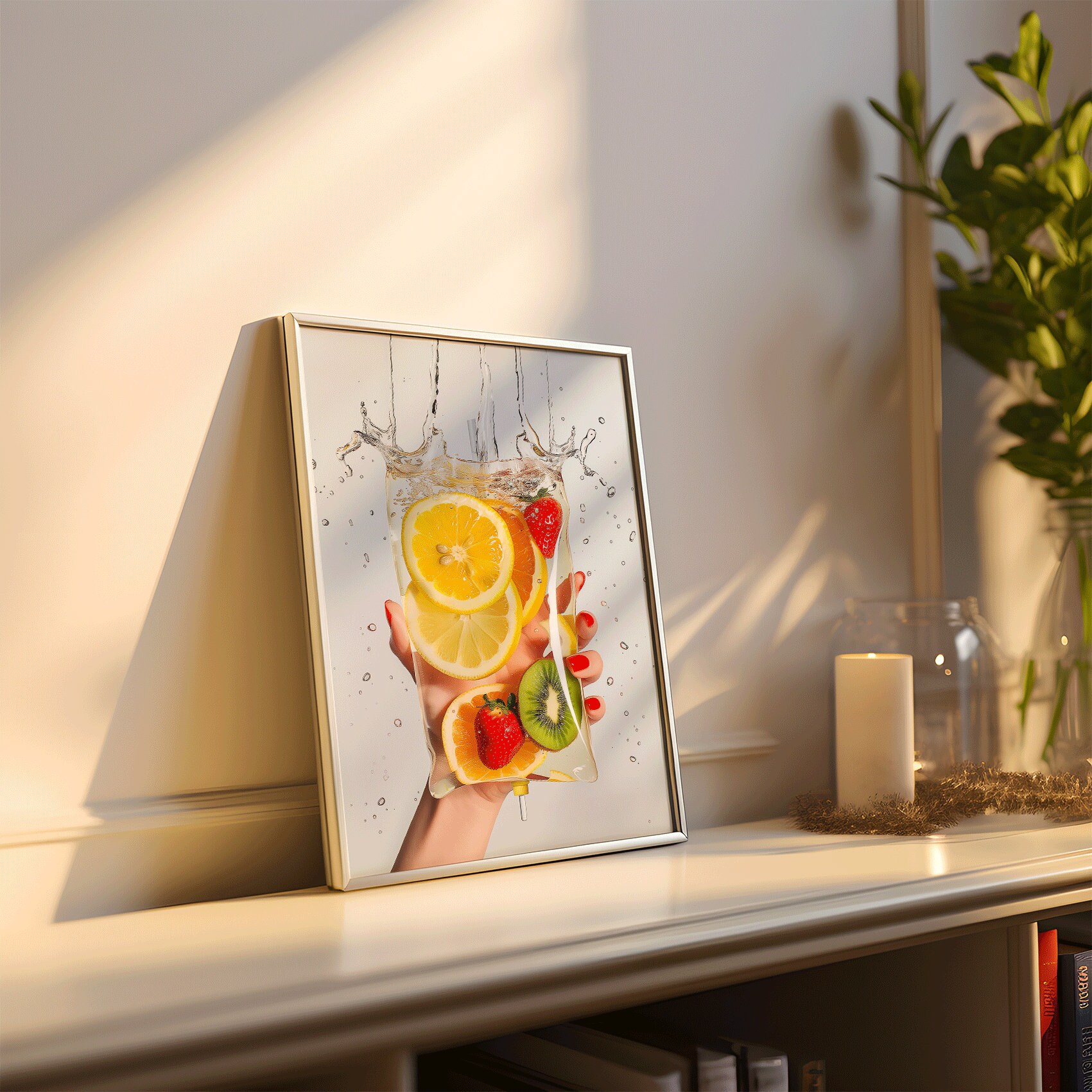 IV Therapy Fruit Bag Art: Medspa Decor Print (digital Download) - Etsy