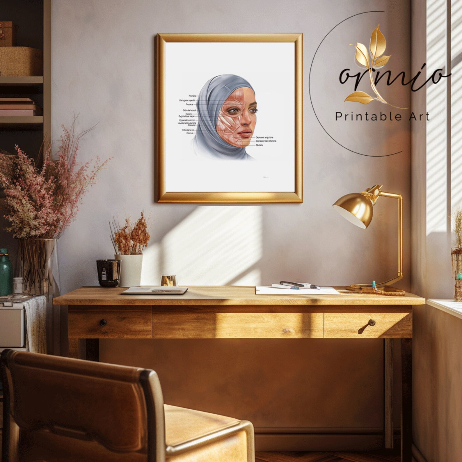 Facial Muscles Art, Botox Filler Injector Art, Facial Anatomy Art ...