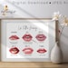 Lip Filler Journey Poster: Aesthetics Clinic Decor (printable Art) - Etsy