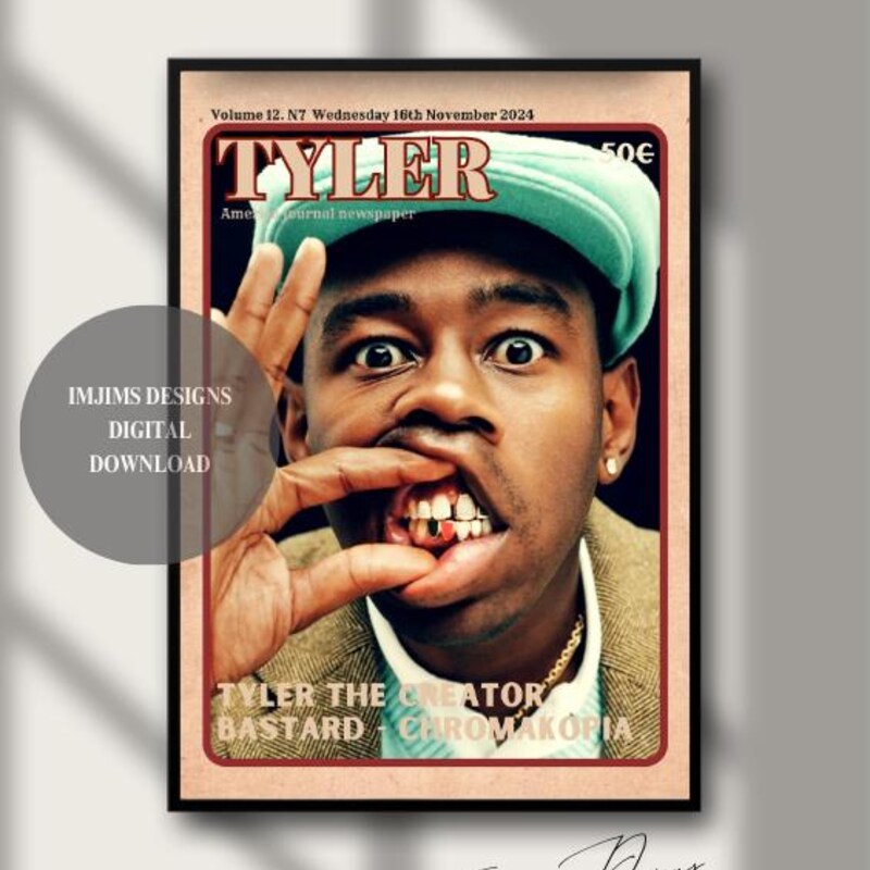 Tyler the Creator Poster - Etsy