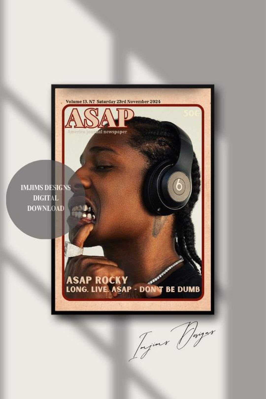 ASAP ROCKY POSTER - Etsy