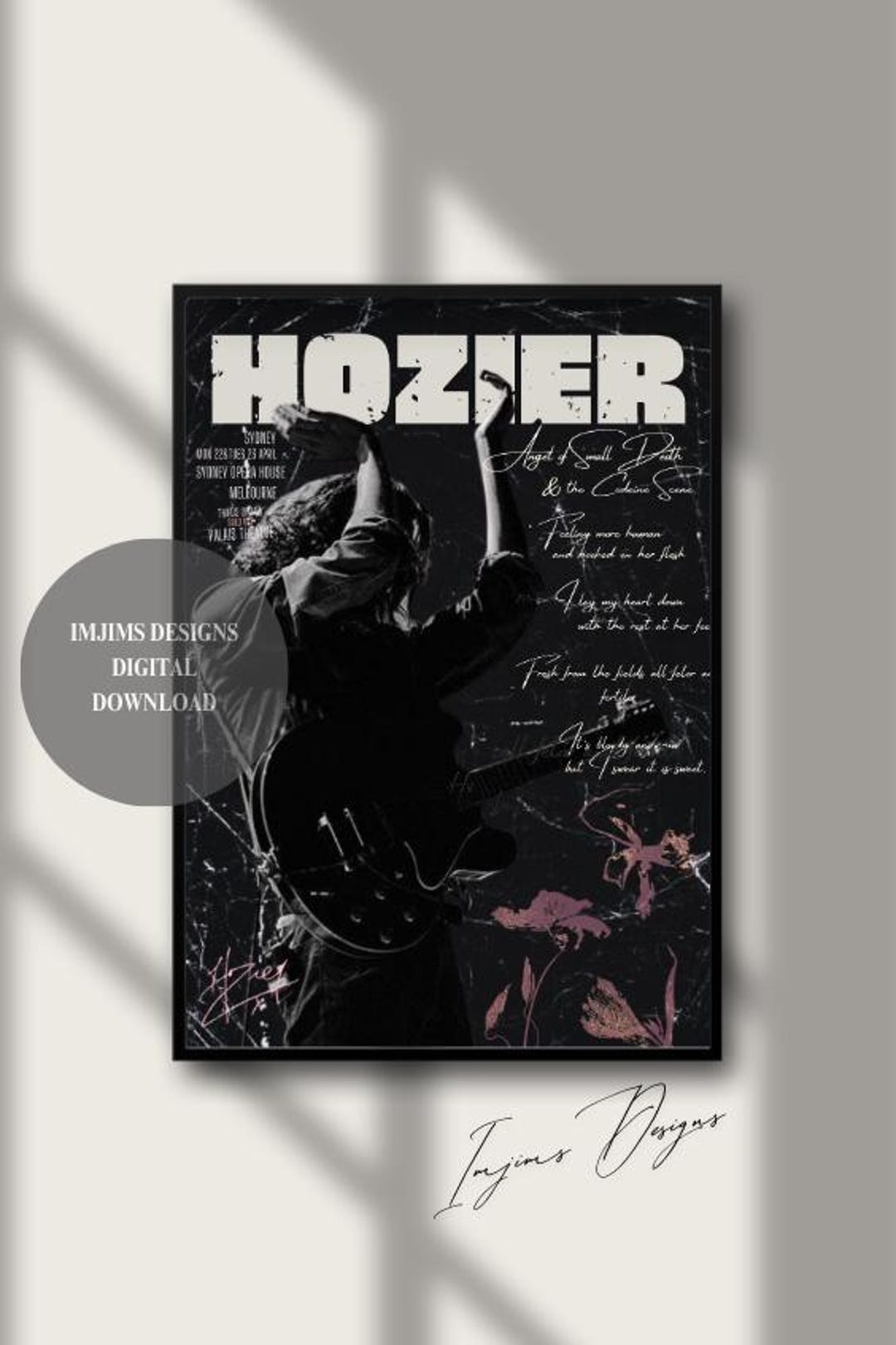 HOZIER POSTER - Etsy