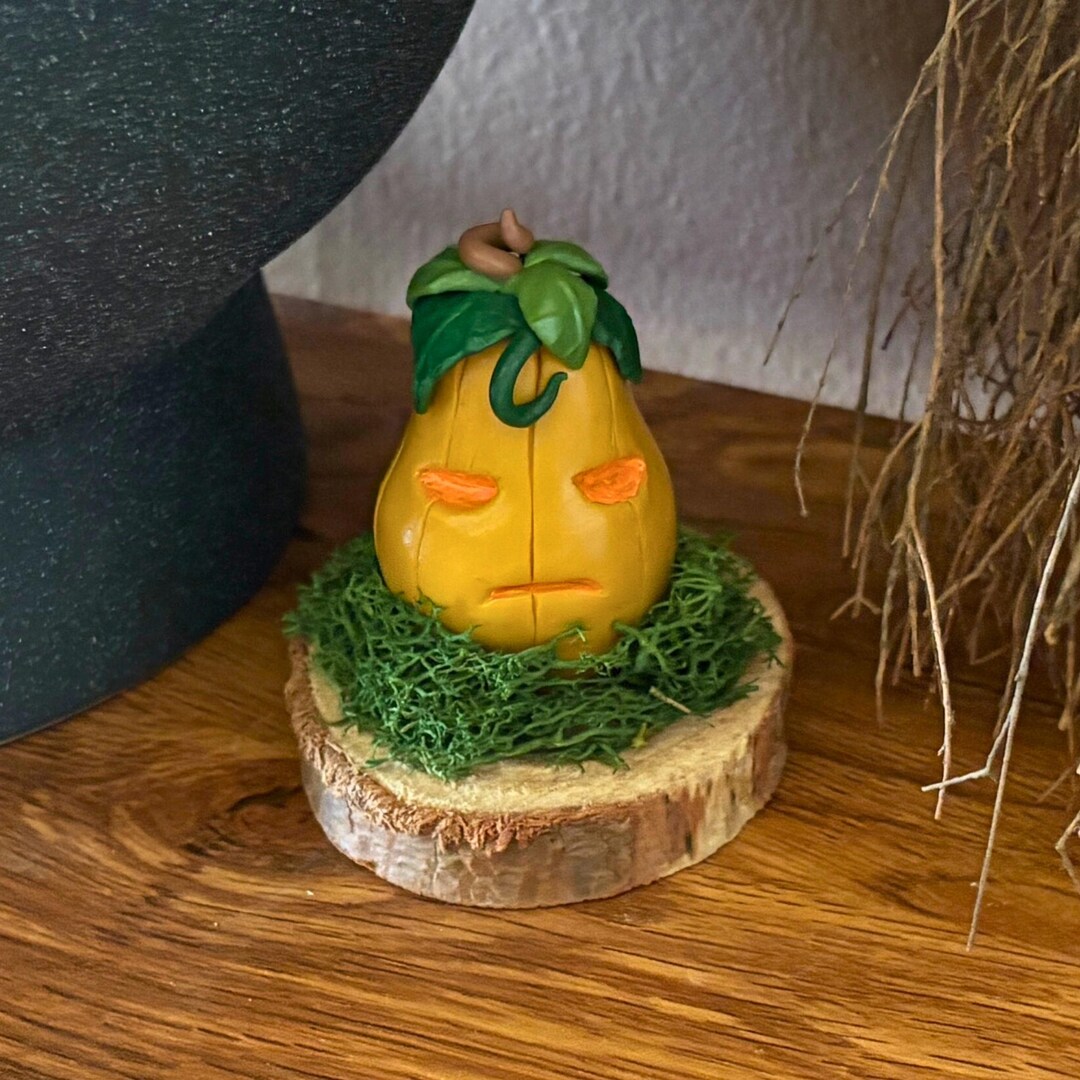Handmade Clay Grumpy Gourd - Etsy