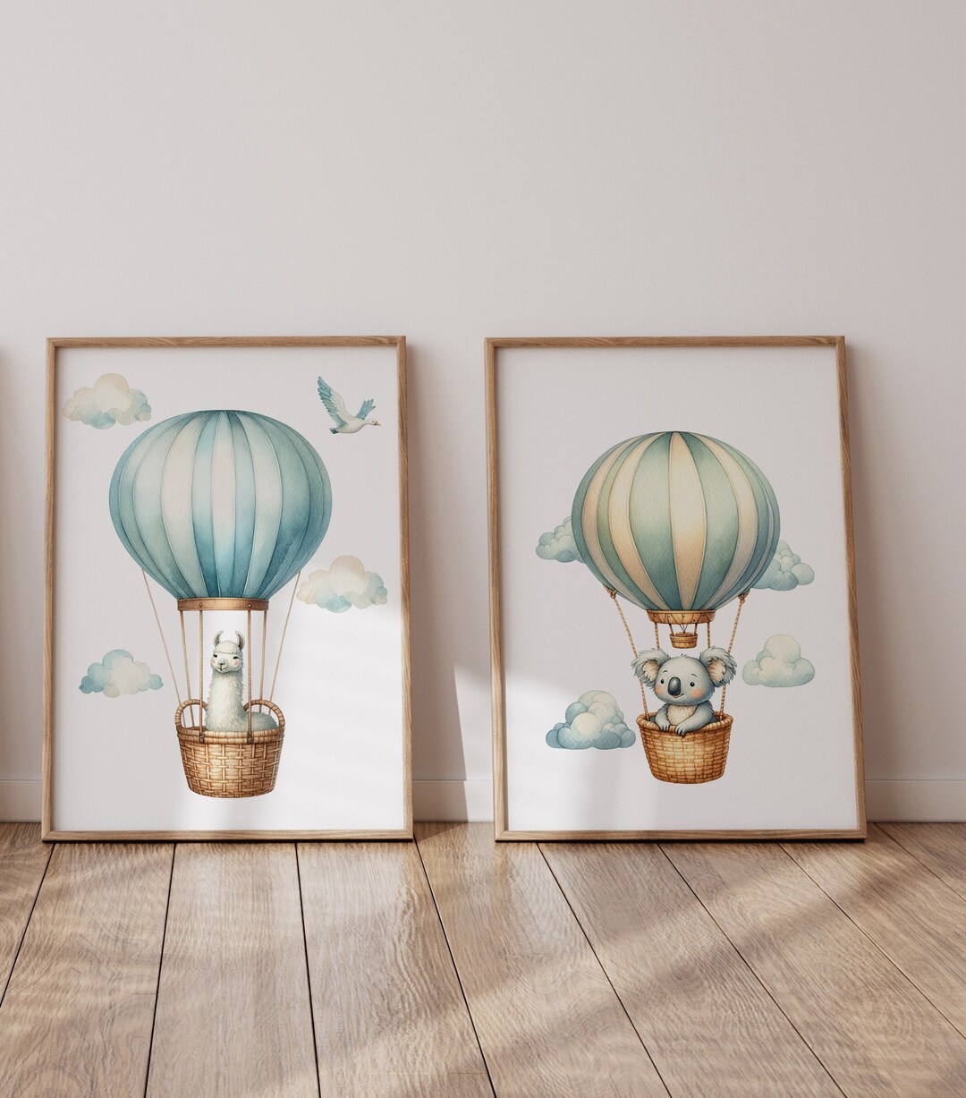 Hot Air Balloon Nursery Adventure Theme Nursery Hot Air Balloon Prints