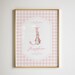 Pink Grandmillenial Nursery Baby Girl Nursery Wall Art Decorating Pink ...