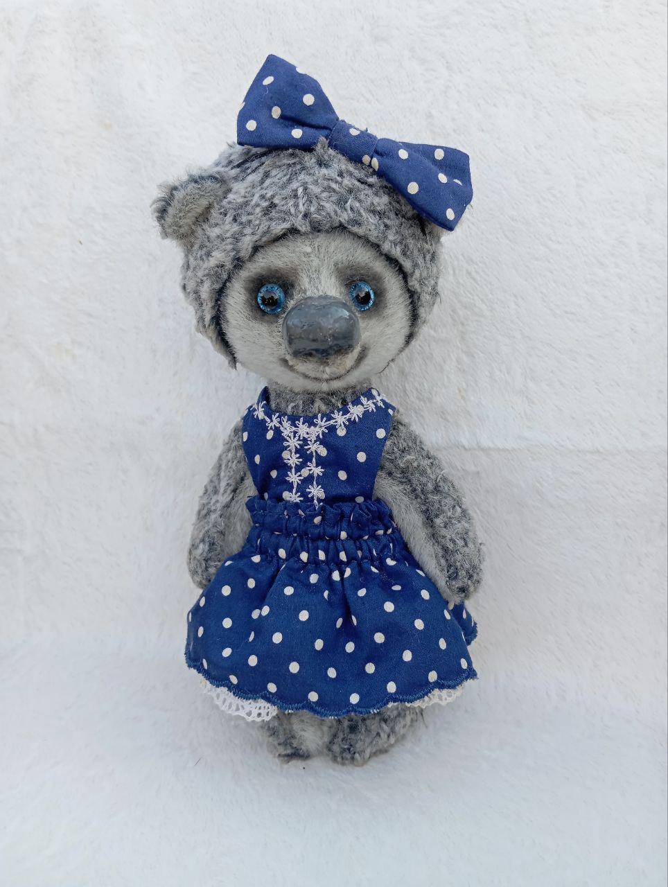 Handmade Teddy Bear Molly - Collectible Miniature Bear Doll - Etsy
