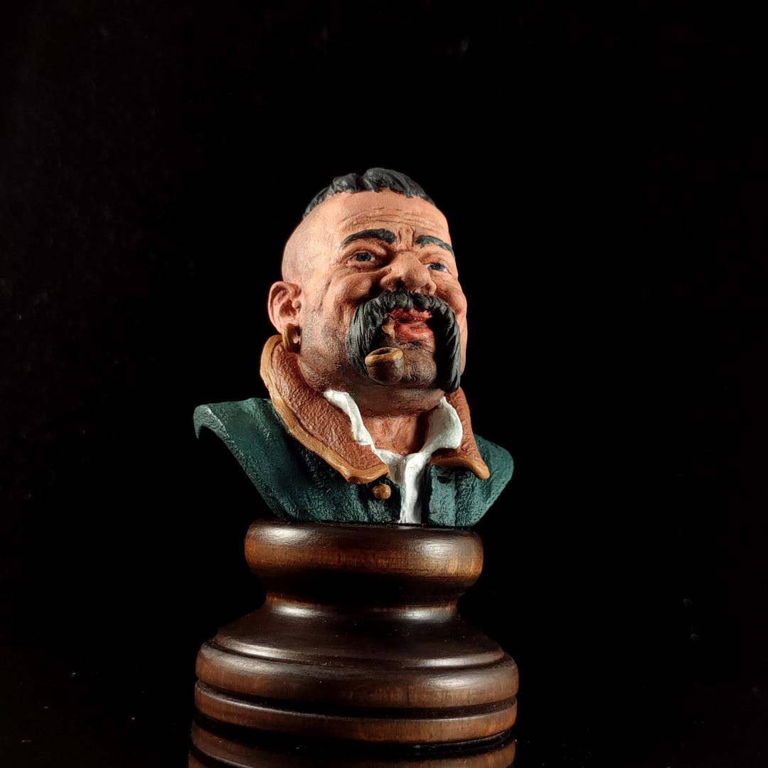 Cossack Metal Sculpture, Hand-painted Tin Sculpture, Collectible ...