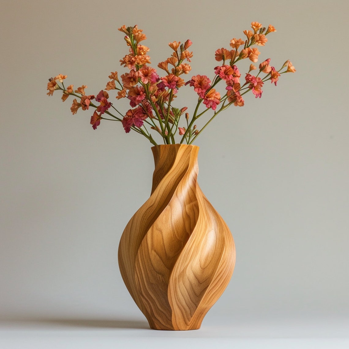 Rustic Handmade Wooden Vases - Etsy