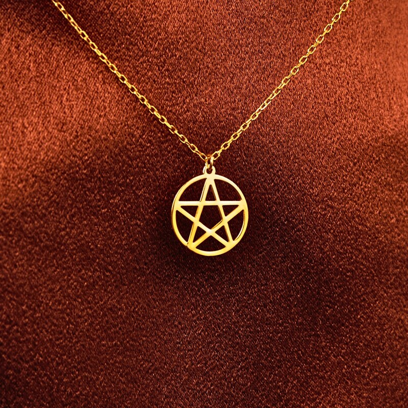 Pentacle Necklace - Etsy