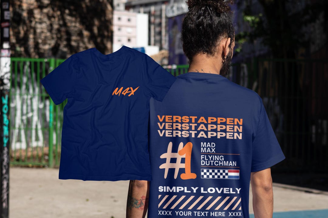 Max Verstappen - T Shirt - Red Bull - Formula 1 - Unisex T-shirt ...