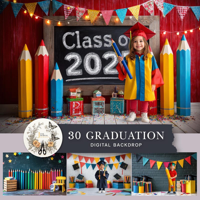Red Backdrop School - Etsy