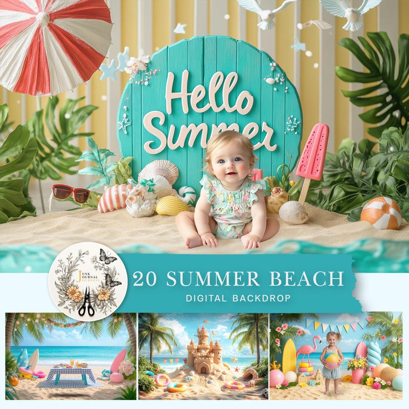 Summer Backdrop - Etsy