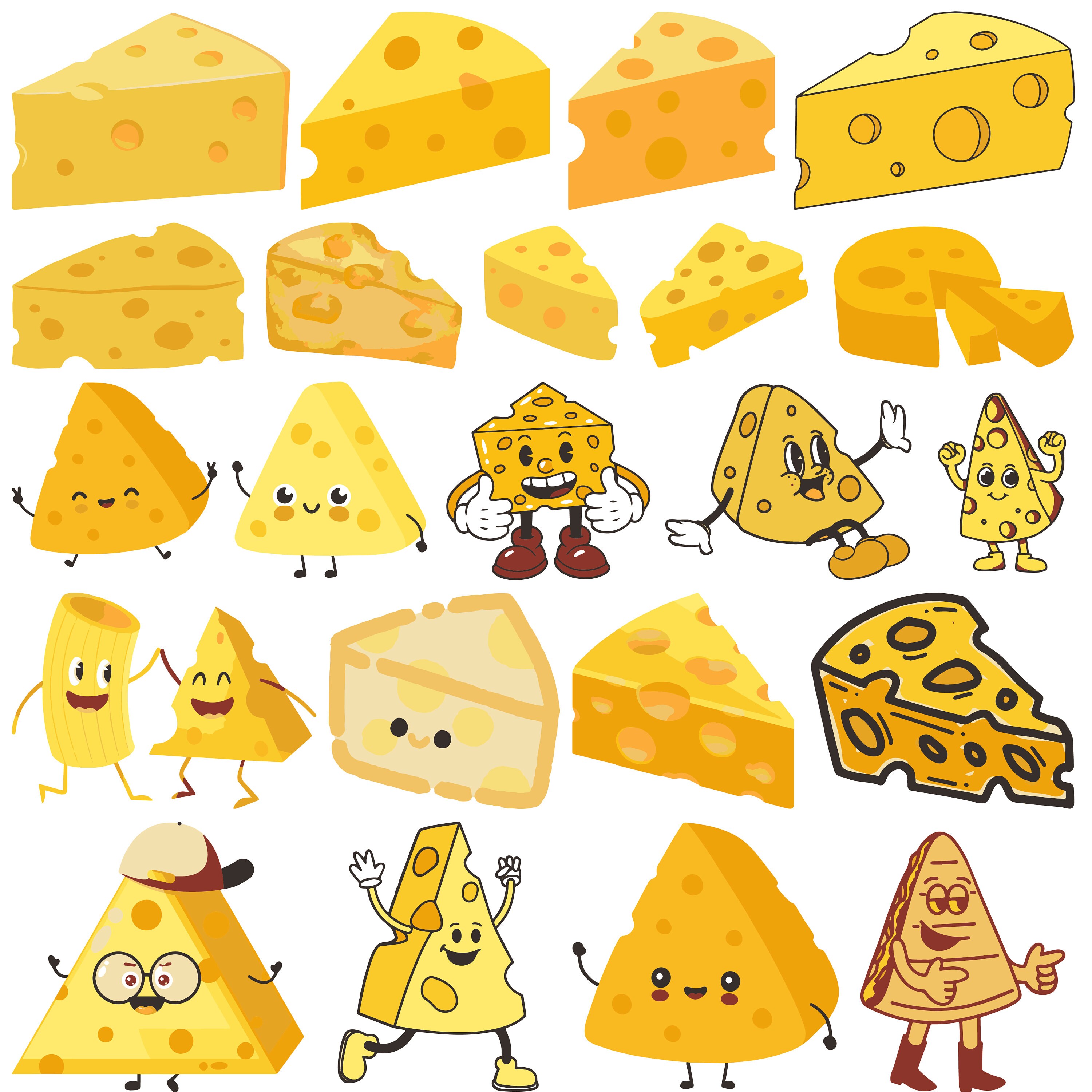 Cheese SVG, Cheese Clipart, Cheese Slice Svg, Cheese Cricut, Cheese ...