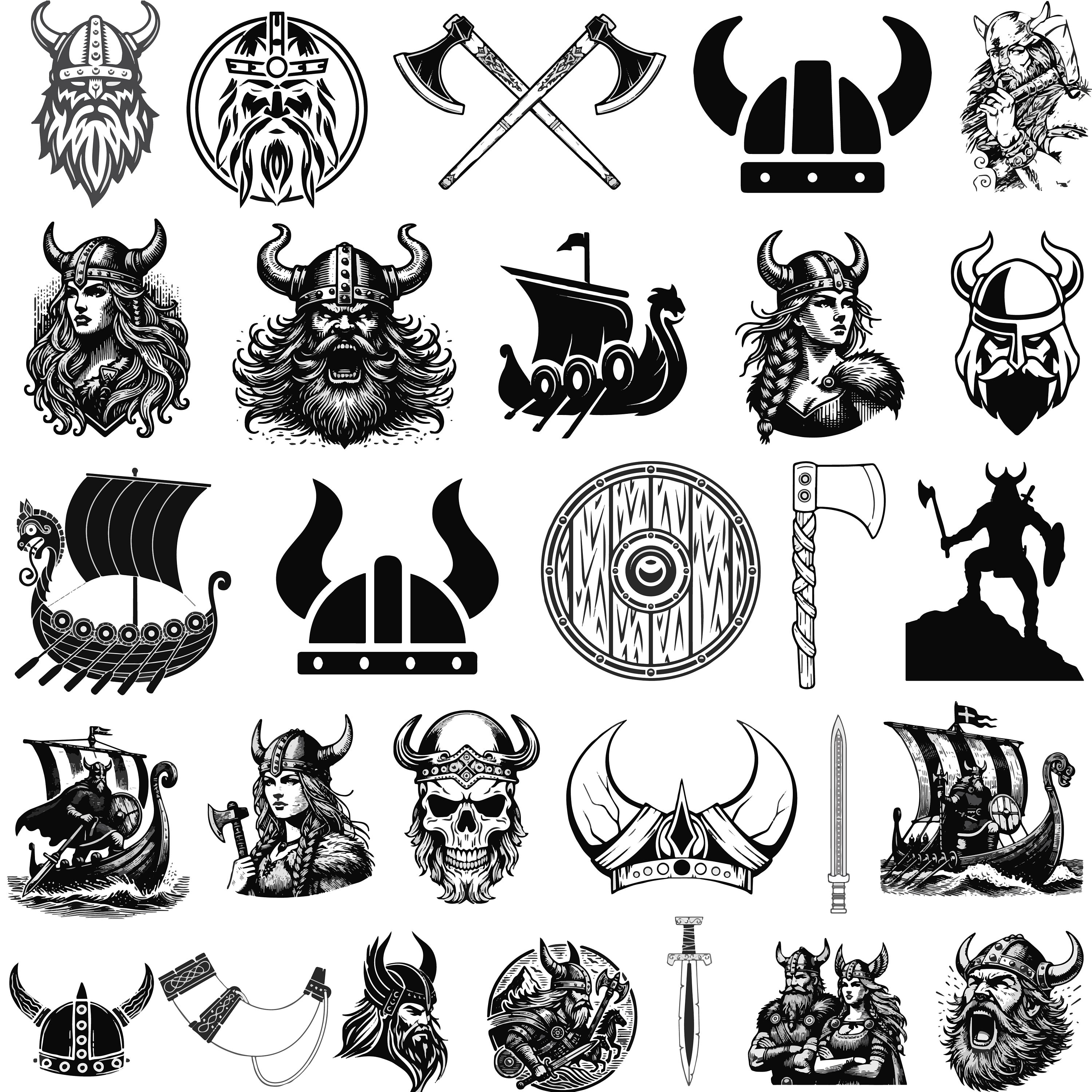 Viking Svg, Viking Clipart, Viking SVG Cut Files for Cricut, Viking ...
