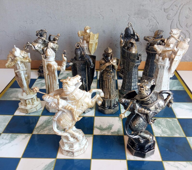 Сhess Set, Collection Figures, Vip Chess Set 32 Pcs. Chess Collection ...