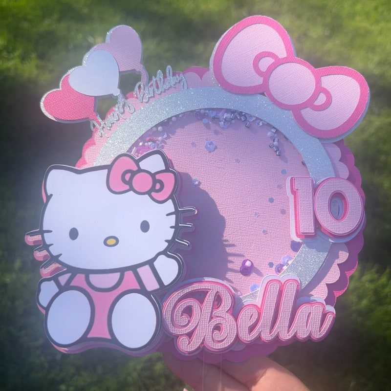 Hello Kittys Cake Topper - Etsy