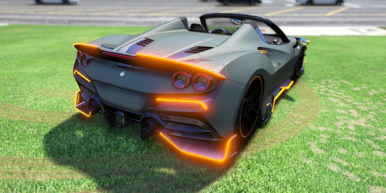 Custom Ferrari F8 Mansory / Grotti Italia GTO Fivem Ready Customized ...