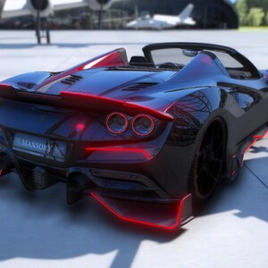 Custom Ferrari F8 Mansory | Fivem Ready | Animated | Customized | High ...