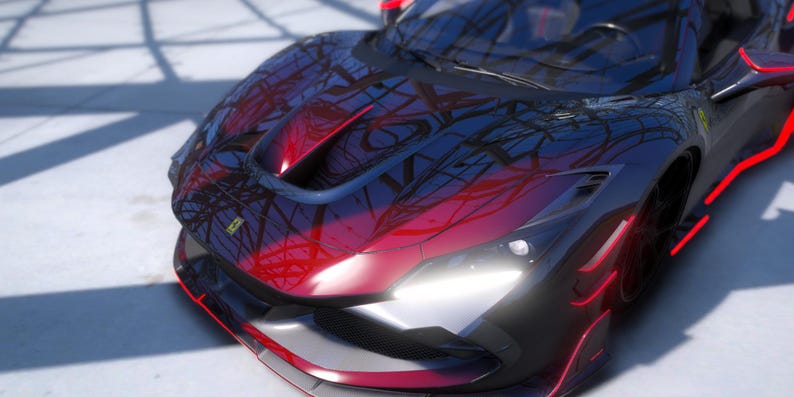 Custom Ferrari F8 Mansory | Fivem Ready | Animated | Customized | High ...