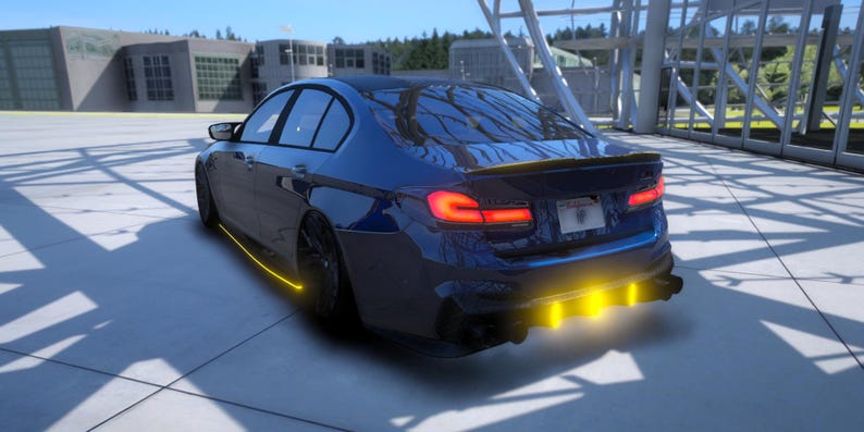 Custom BMW M5: Animated, Controllable Lights, Fivem Ready (instant ...