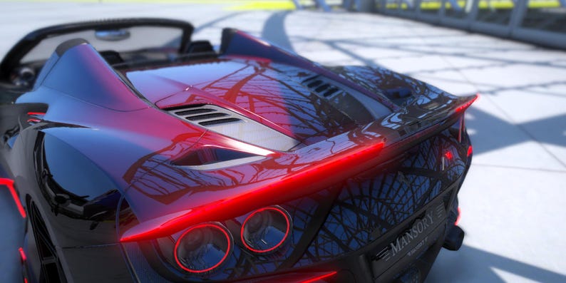 Custom Ferrari F8 Mansory | Fivem Ready | Animated | Customized | High ...