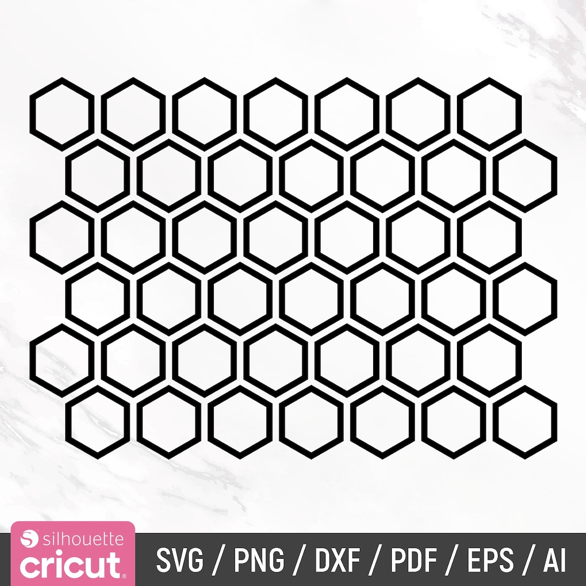 Honeycomb Pattern Svg, Seamless Hexagon Pattern, Honeycomb Bee Pattern ...
