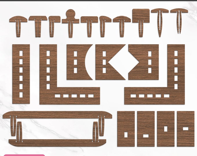 Honeycomb Pins Svg ,glowforge Pins Bundle, Honeycomb Pins Svg, Crumb ...