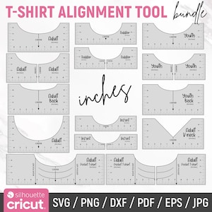T-shirt Alignment Tool Svg, T-shirt Ruler Svg, T-shirt Placement Guide ...