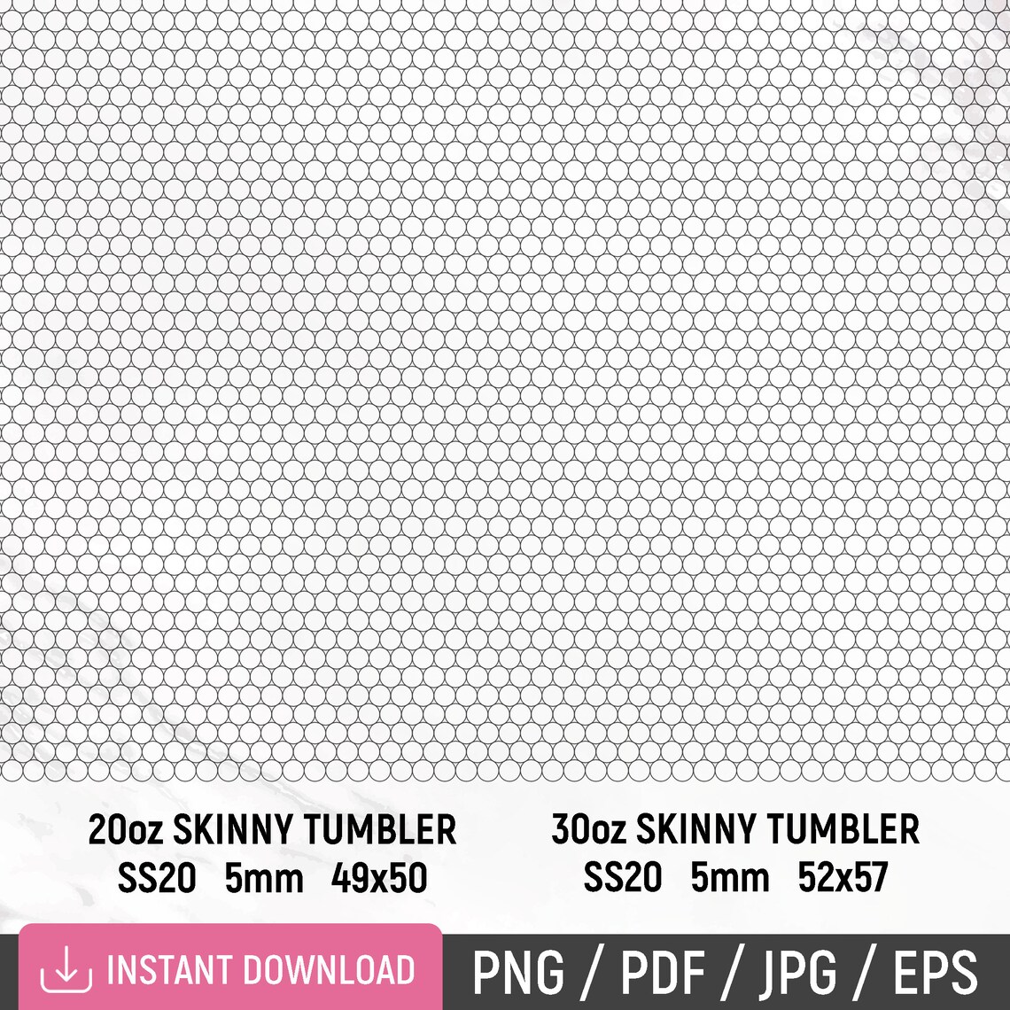 Blank Rhinestone Pattern, Rhinestone Template, Honeycomb Pattern, SS20 ...