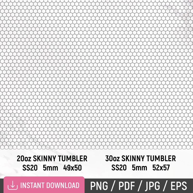 Blank Rhinestone Pattern, Rhinestone Template, Honeycomb Pattern, SS20 ...