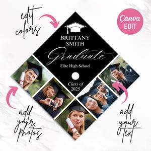 Personalized Graduation Cap Topper, Custom Grad Cap Topper, Class of ...