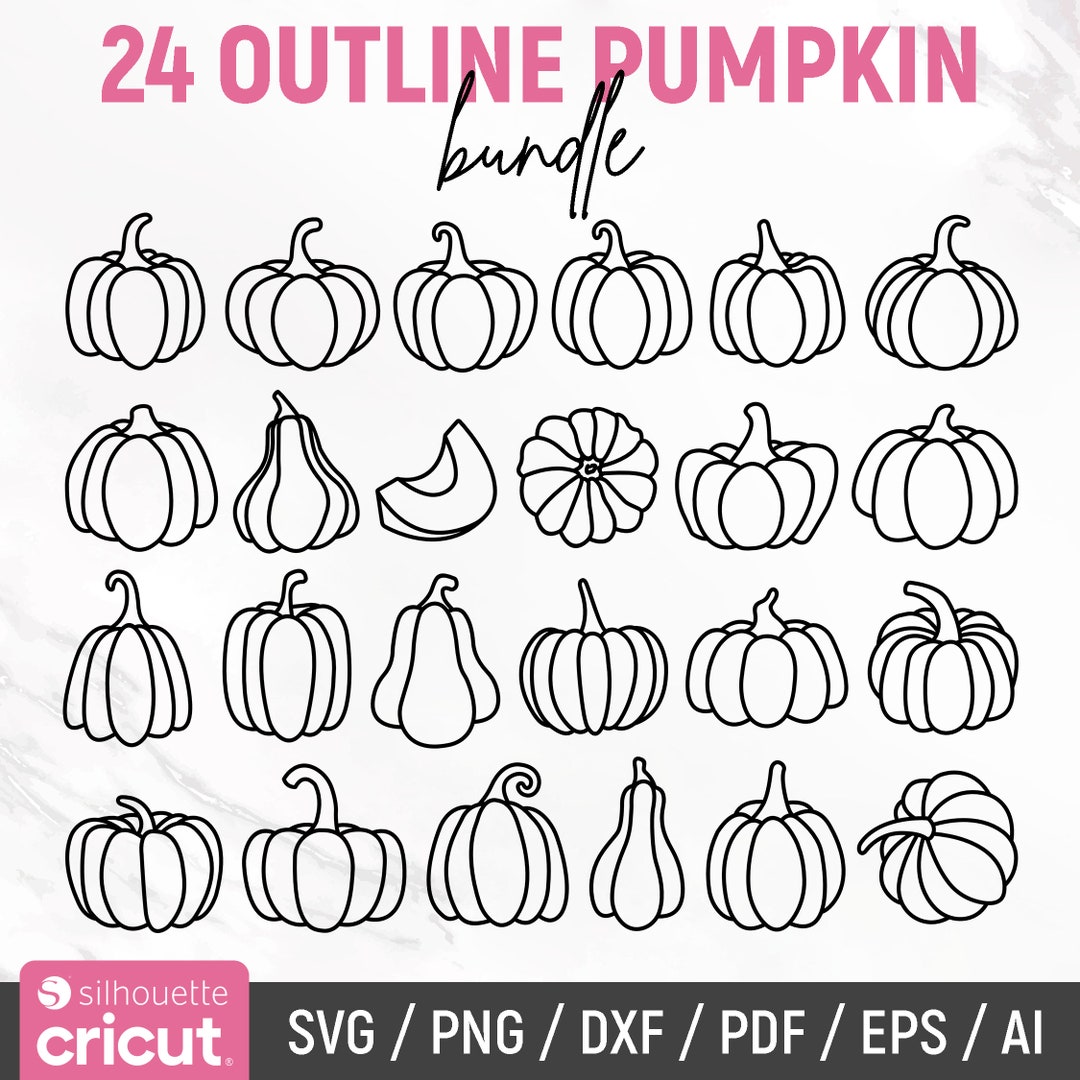 Pumpkin Outline Svg Pumpkin Svg Fall Pumpkin Svg Thanksgiving Svg 6869