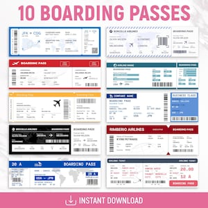 Editable Us Passports for Kids, Passport for Kid for Playing Travel and ...