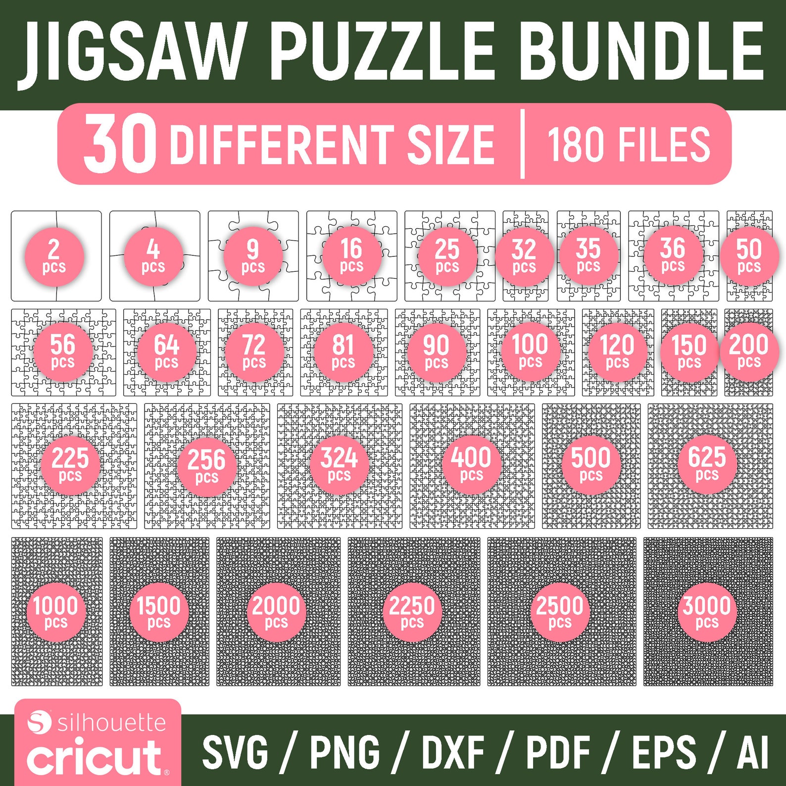 Puzzle Svg Templates, Jigsaw Puzzle Svg, Puzzle Cut Template, Puzzle ...
